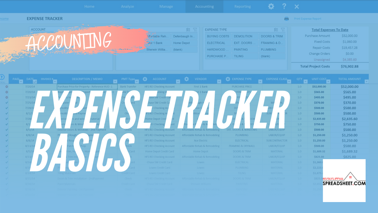 Expense Tracker Basics
